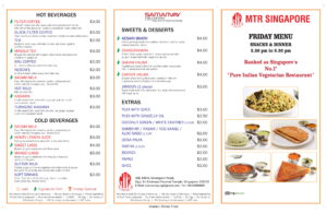 Menu – MTR Singapore