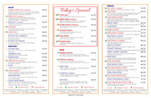 Menu – MTR Singapore