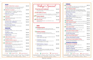 Menu – MTR Singapore